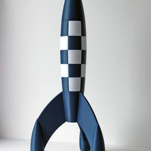 Atypical and Modern Rocket 5 Formats Navy Blue and White - Etsy