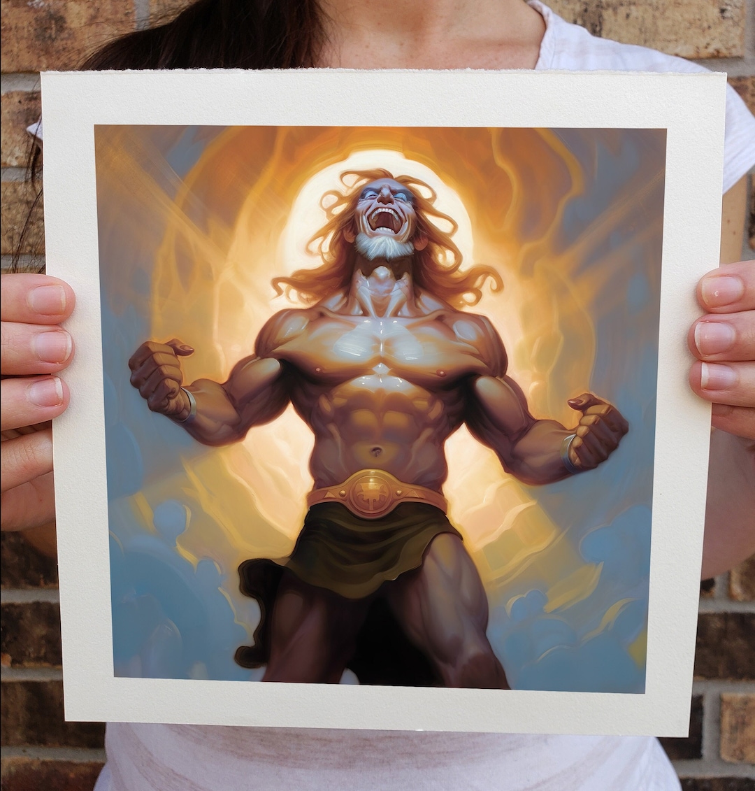 Tulkas the Strong, Valar From the Silmarillion, Gift for Boyfriend, Tolkien Gift, Digital Print ...