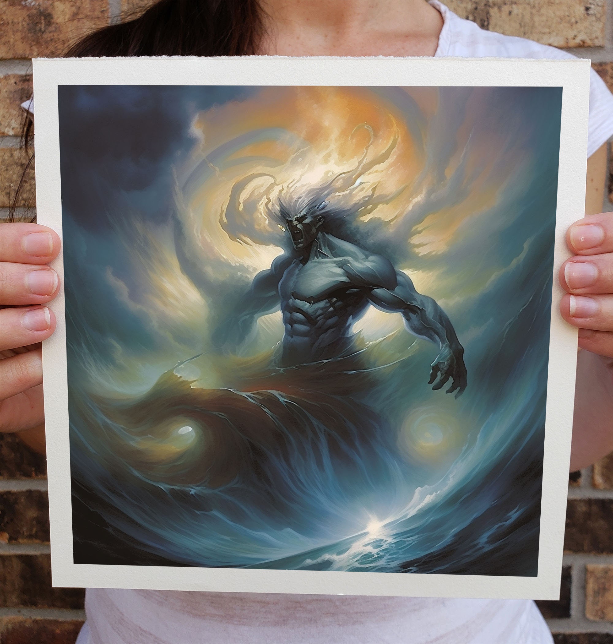 Ulmo, King of the Sea Lord of Waters, the Silmarillion, Tolkien Gift ...