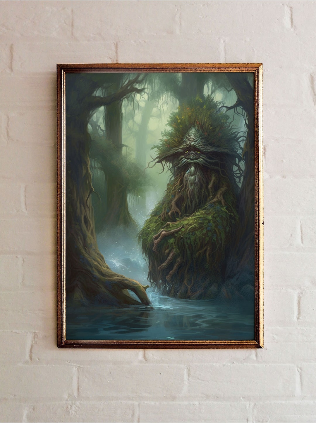 Treebeard Reflecting Pool in Fangorn Forest, Ent of Middle Earth, Lord ...