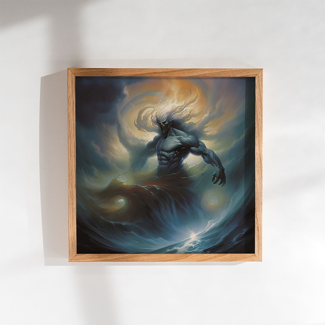 Ulmo, King of the Sea Lord of Waters, the Silmarillion, Tolkien Gift ...