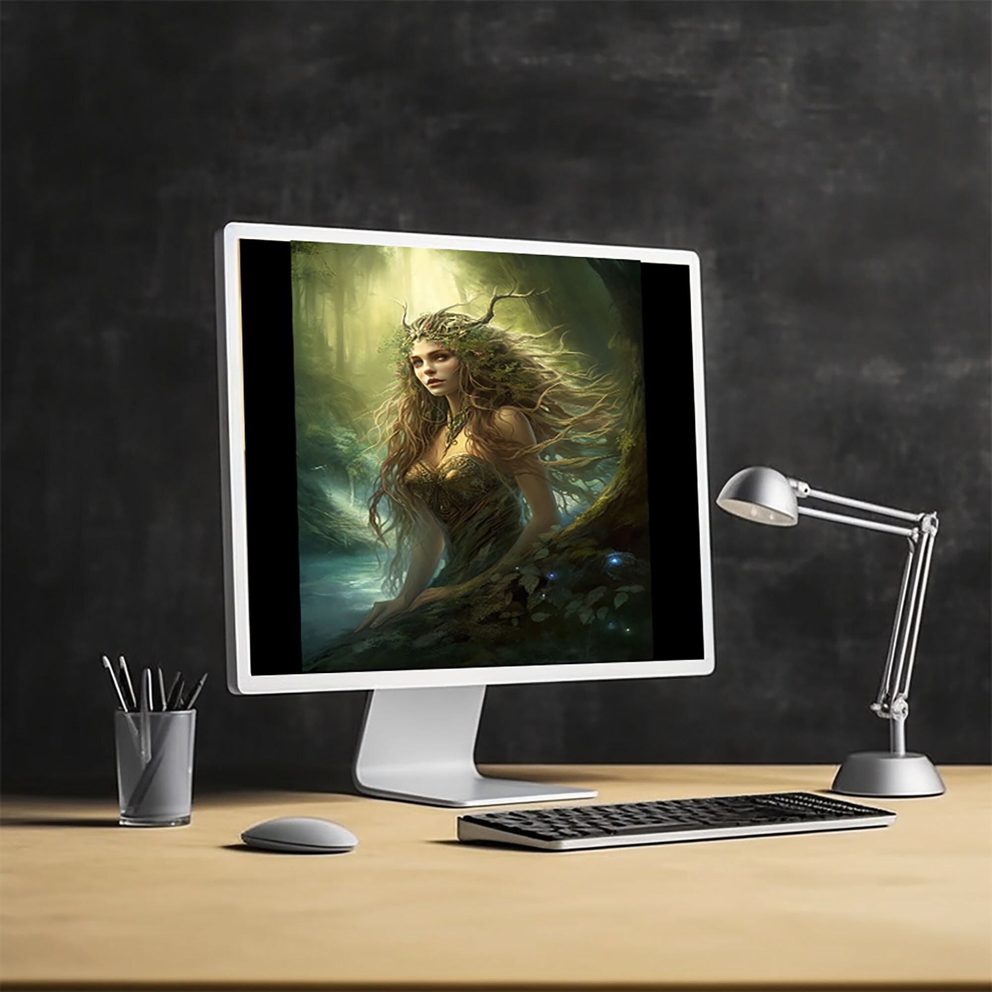Dryad, Dungeon Master Gift, Dungeons and Dragons PNG, Dnd Decor, AI ...