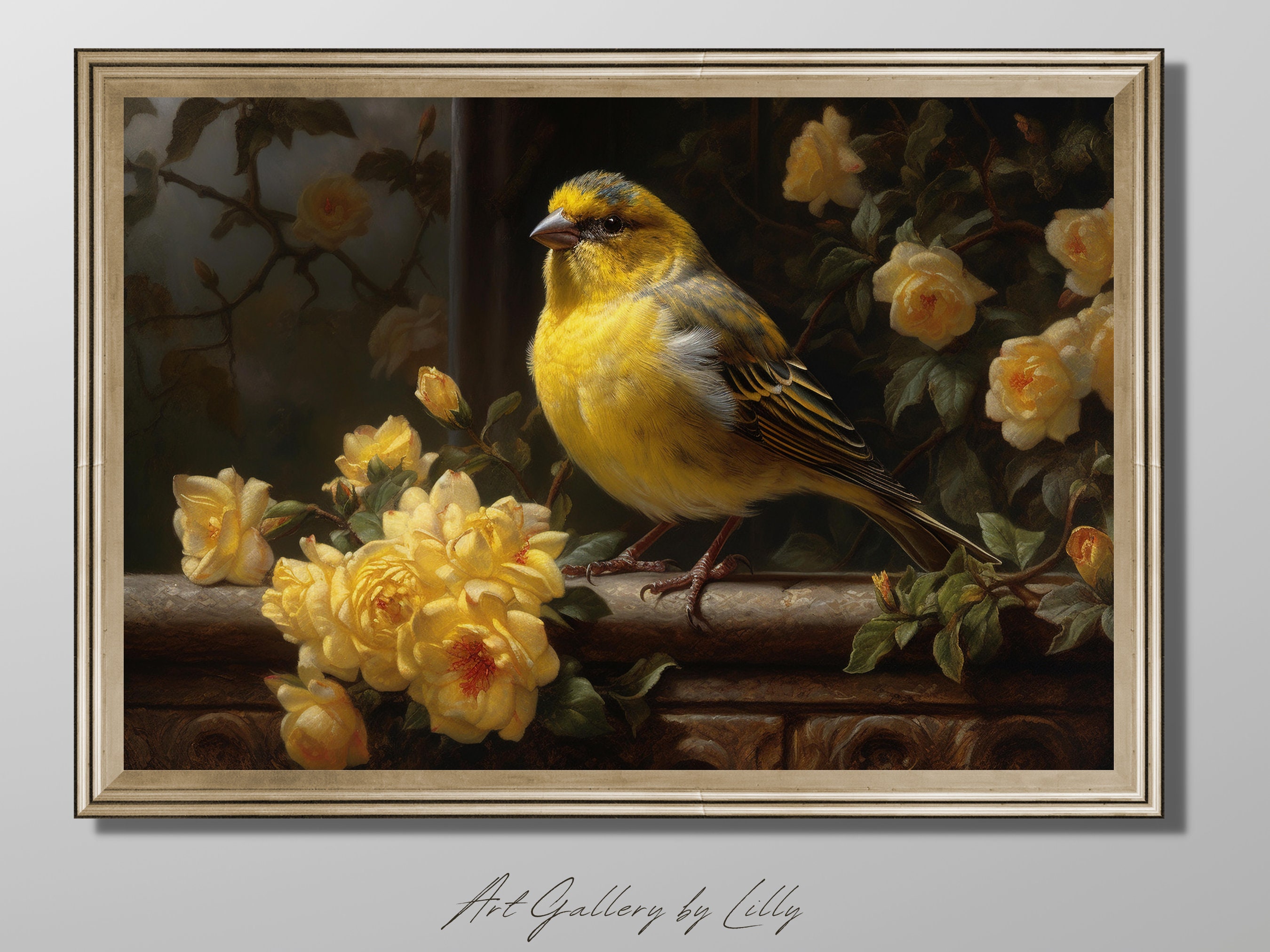 Victorian Baroque Bird Art Printable Vintage Renaissance Oil Painting ...