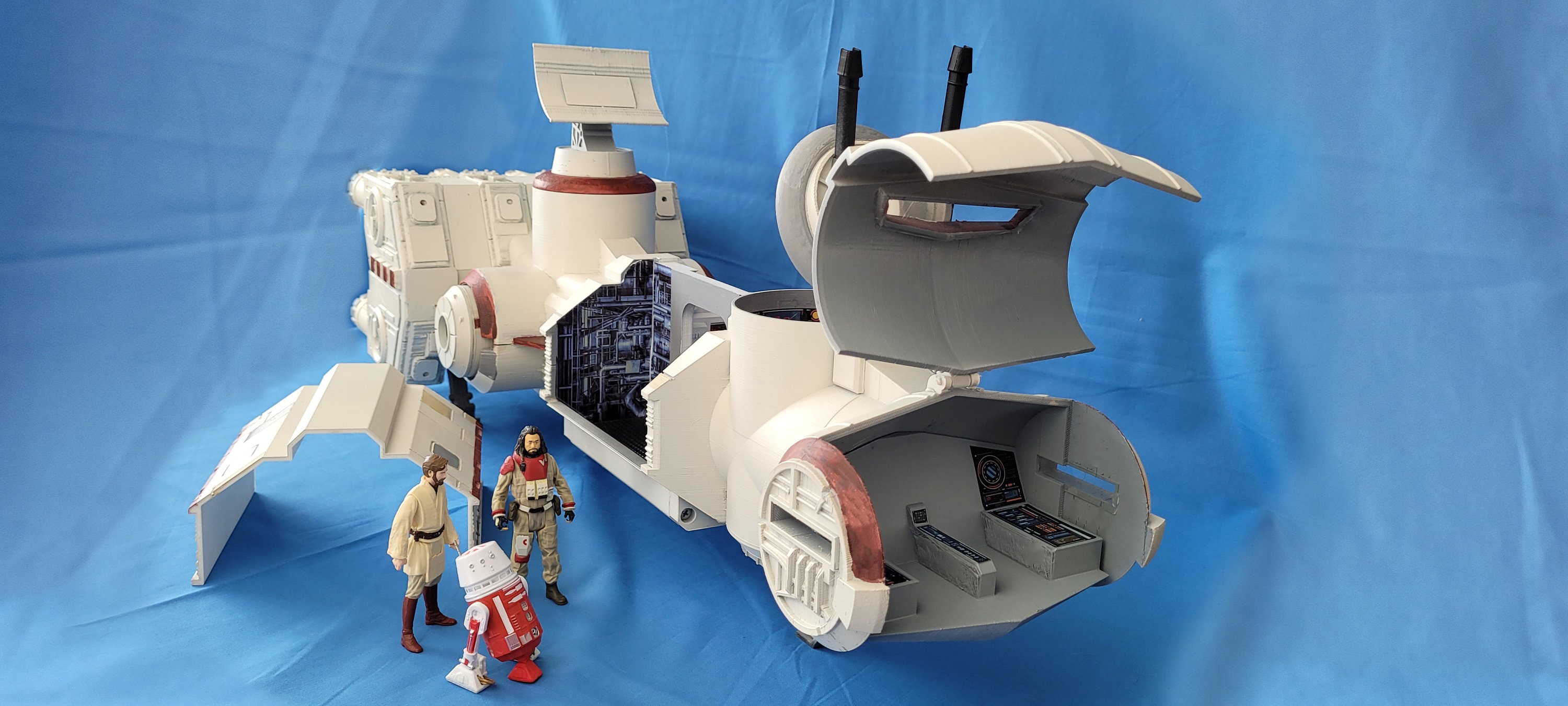 3D Print Files: Tantive IV / Corellian Corvette Custom Vehicle Playset ...