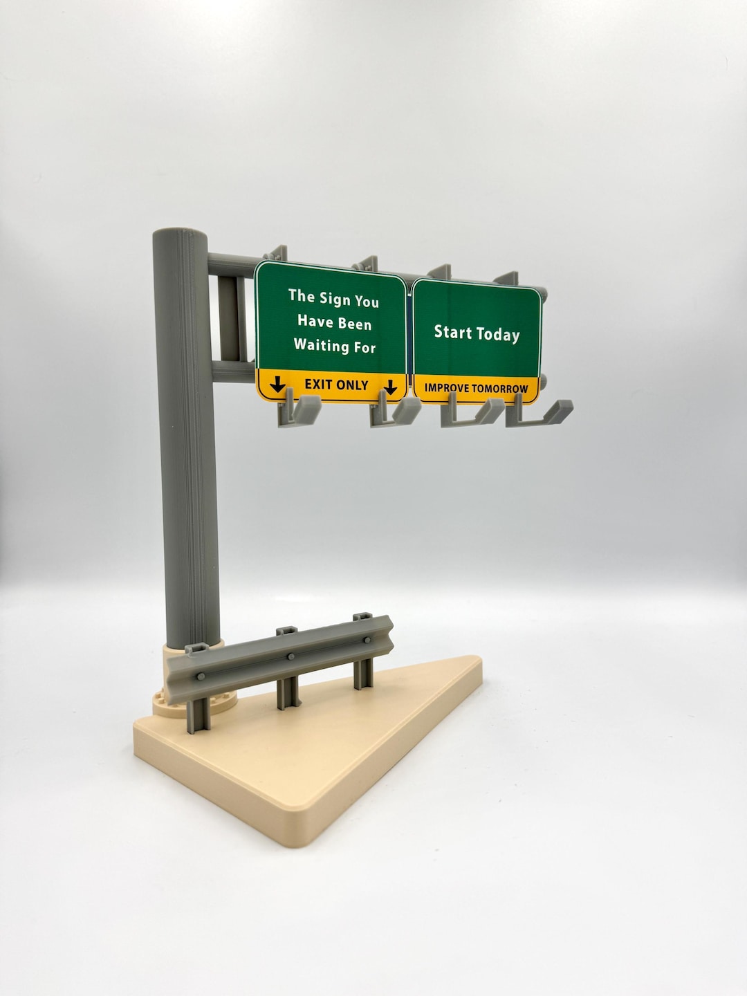 Mini Highway Sign Photo Frame – 4x6 Street Art Desk Decor With Inserts ...