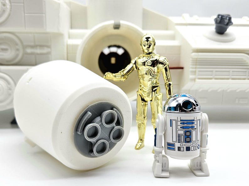 Tantive IV Playset – 3.75" Scale Corellian Corvette, LED Kenner-style ...