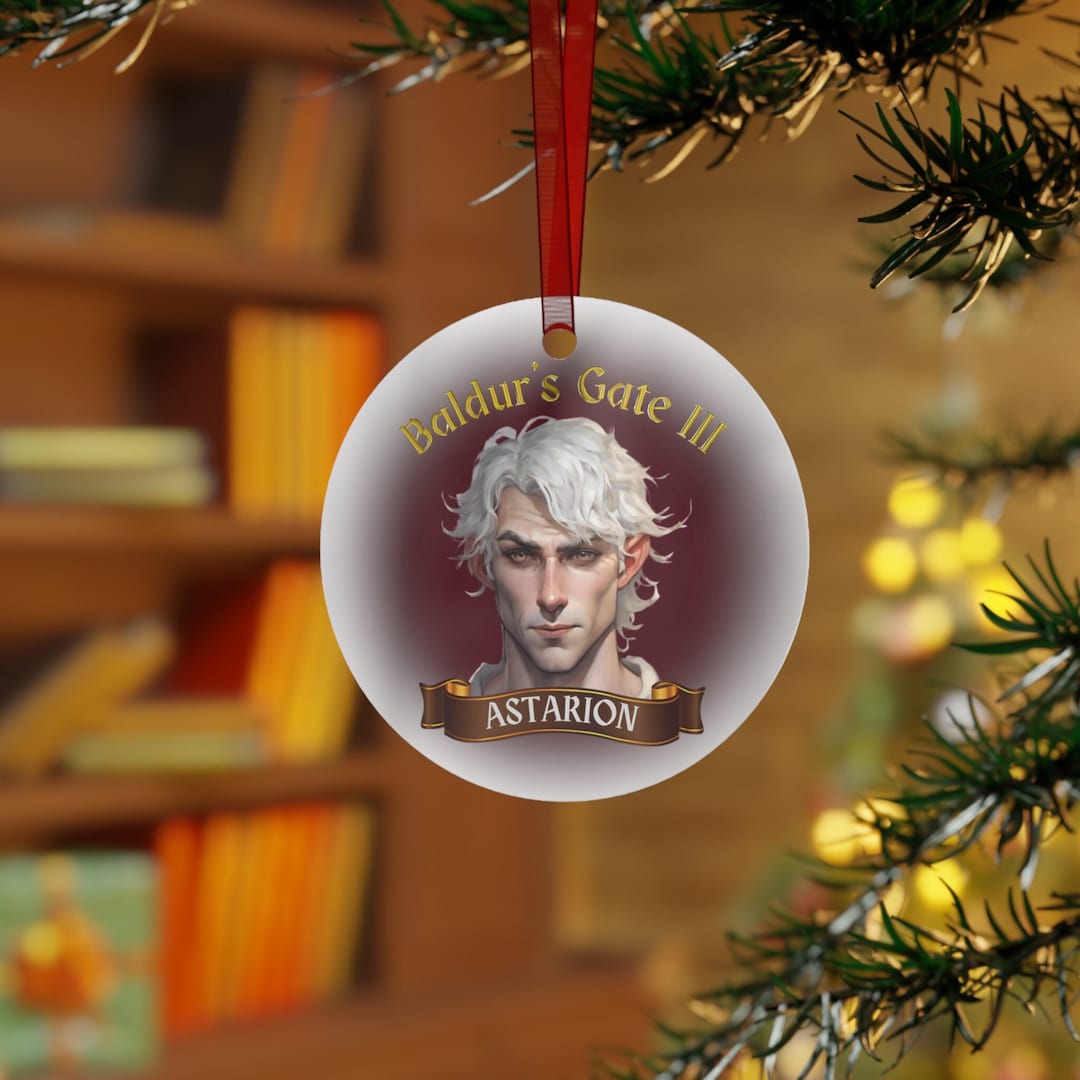 Astarion Ornament, Baldur's Gate 3 Gift, Astarion Merch, Christmas Gift ...