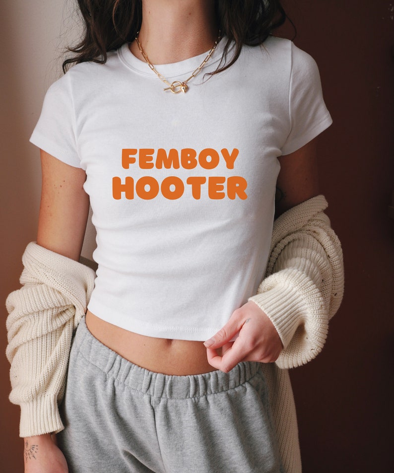 Femboy Shirt, Femboy Hooter, Baby Tee, Y2K Baby Tee, Coquette Shirt ...