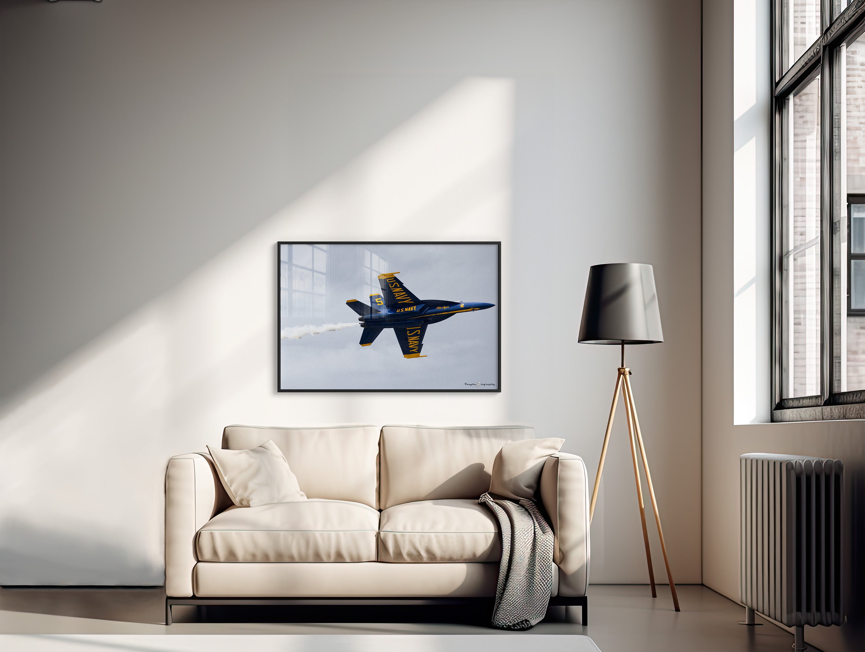 Blue Angels F18 Wall Art F18 Blue Angels Canvas or Framed Print Wall ...
