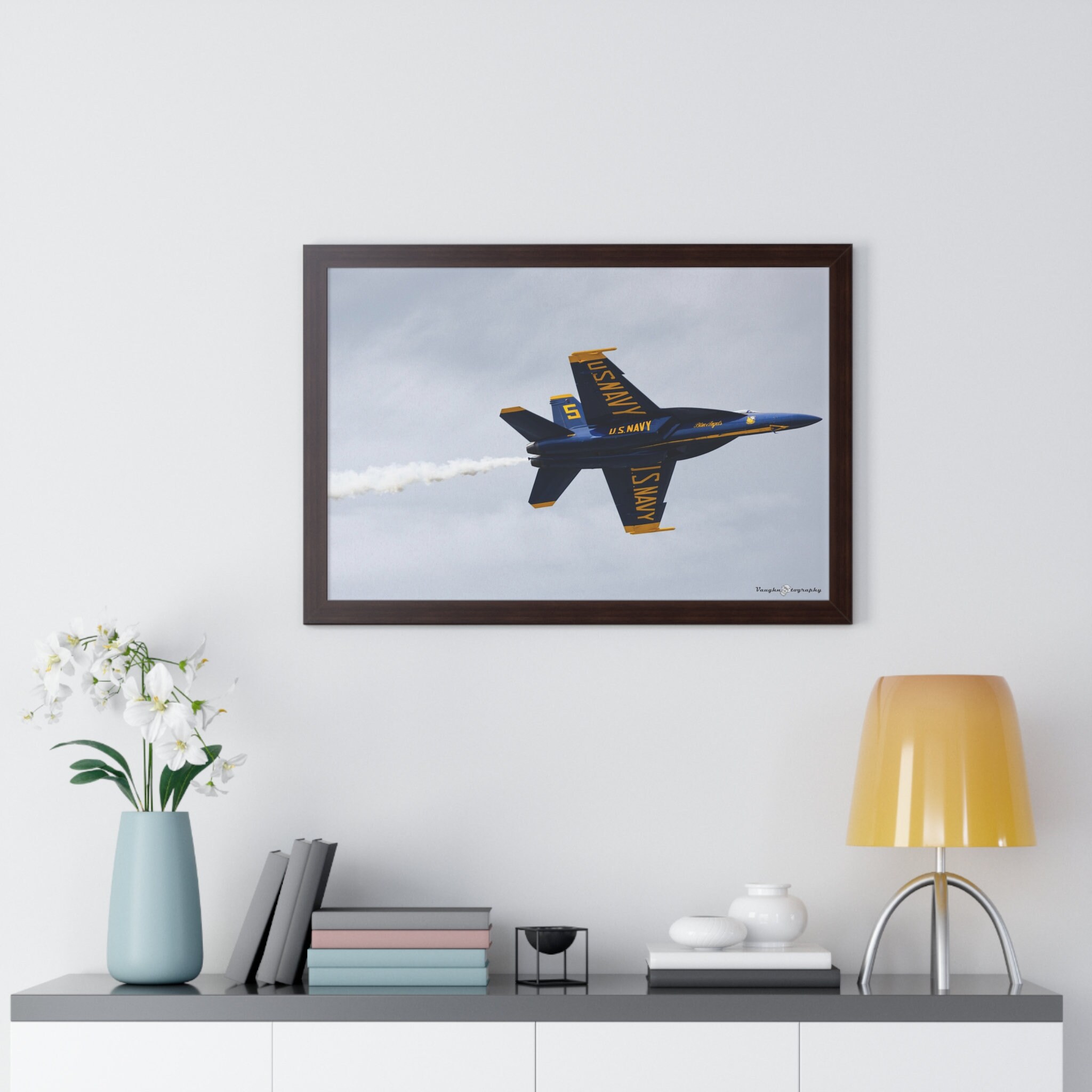 Blue Angels F18 Wall Art F18 Blue Angels Canvas or Framed Print Wall ...