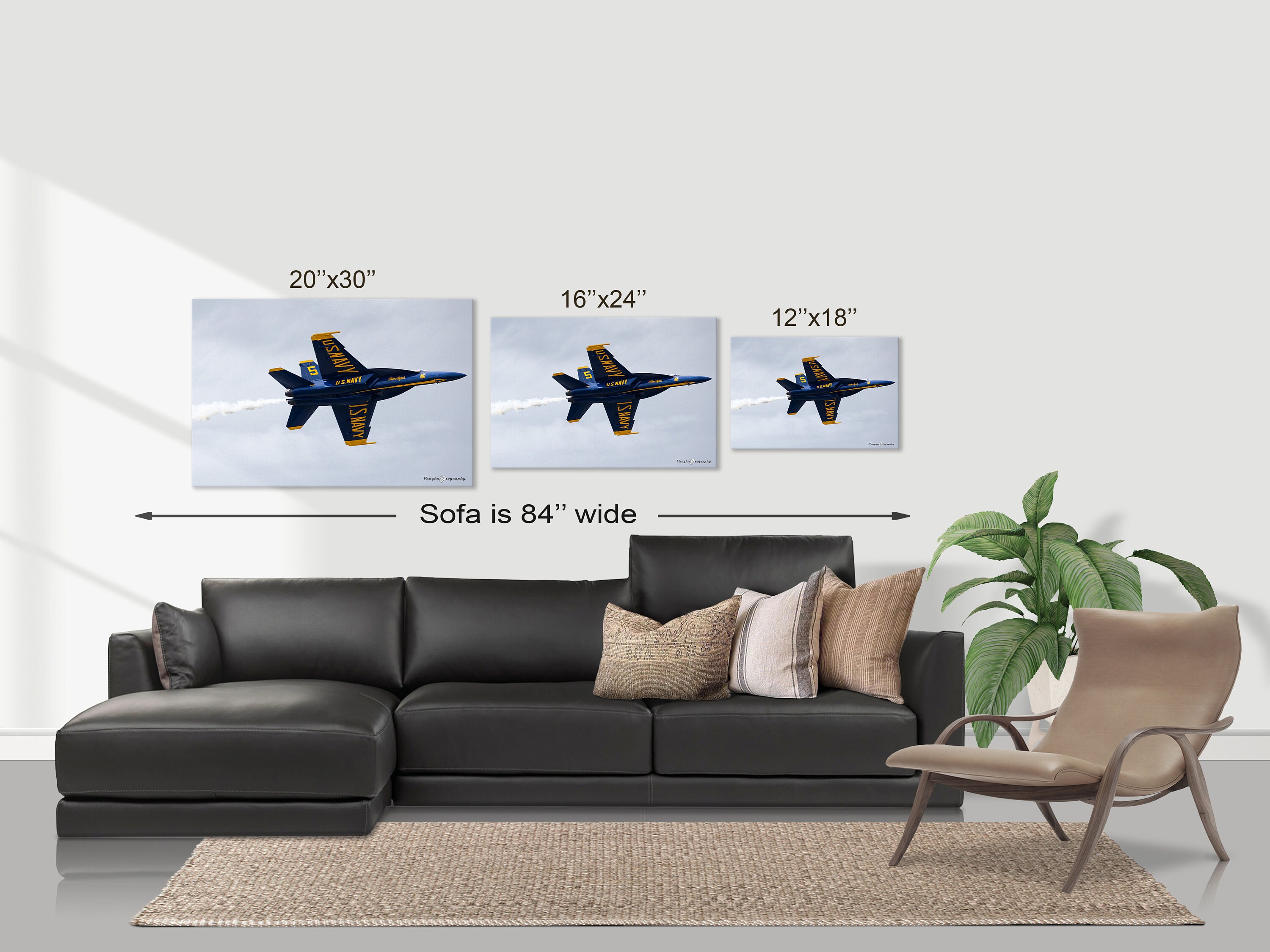 Blue Angels F18 Wall Art F18 Blue Angels Canvas or Framed Print Wall ...