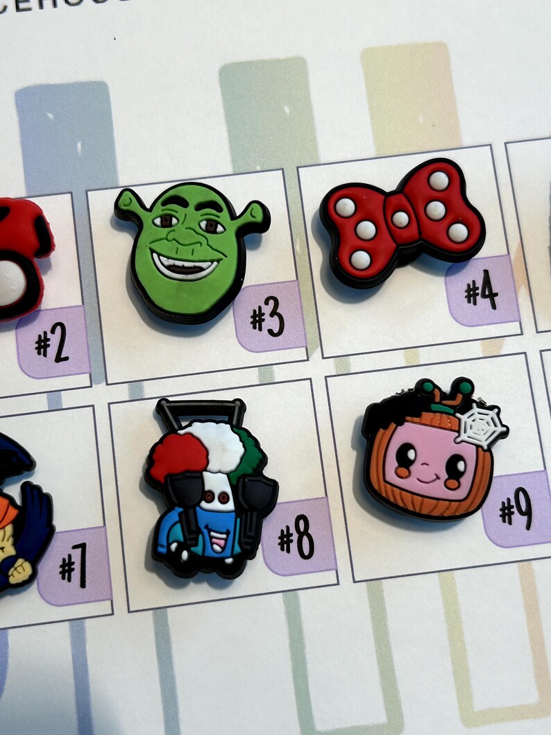 Cartoon Animated Character Croc Charms / Shoe Jibbitz - Etsy