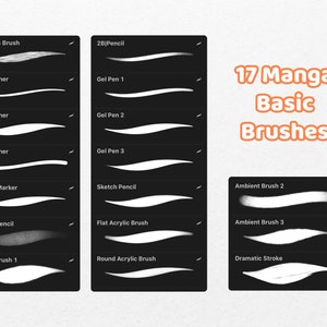 70 Essential Shoujo Manga Brushes and Screentones for Procreate ...