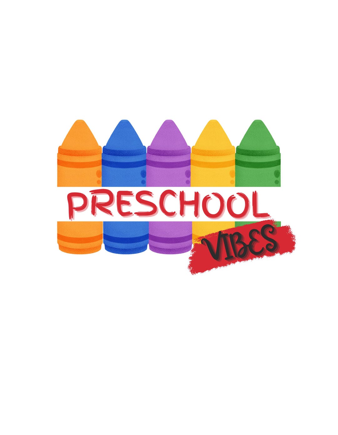 Preschool Vibes Digital Download | Preschool Digital Download | First ...