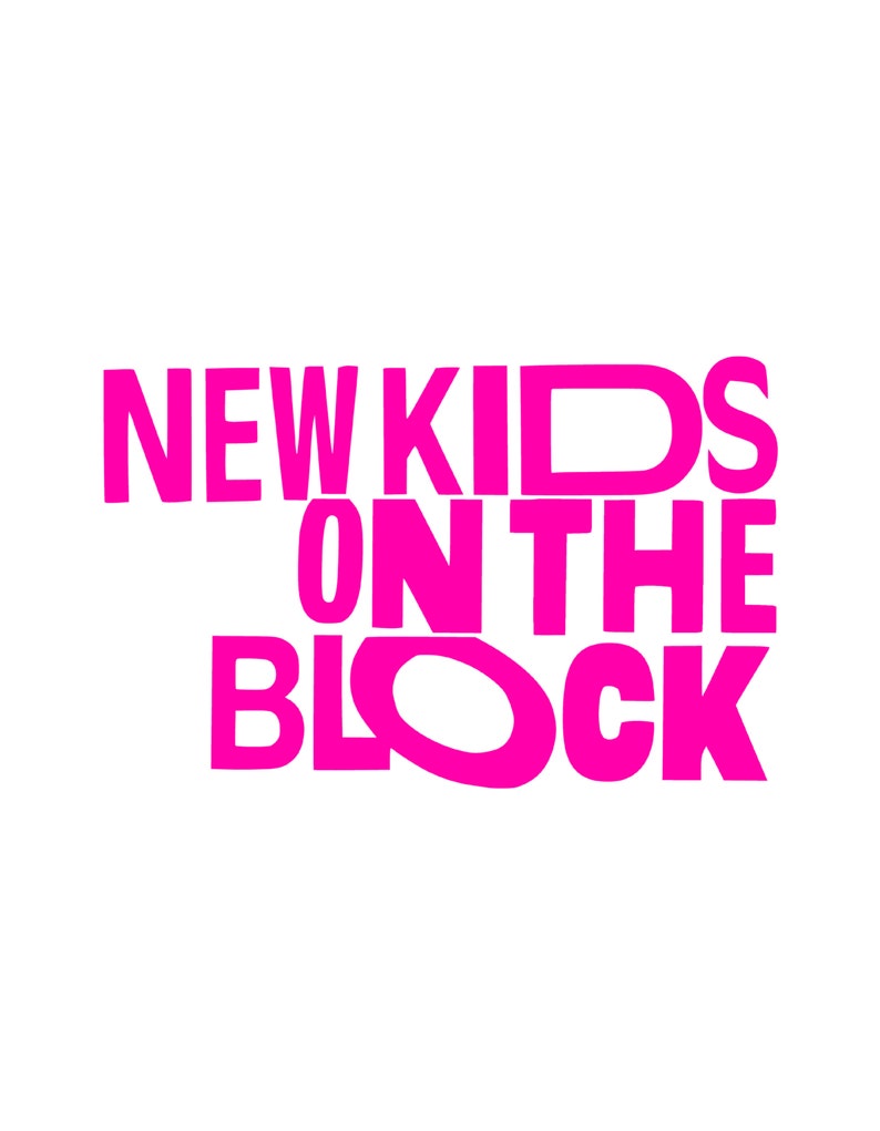 Neon Pink New Kids on the Block Logo | NKOTB | Digital Download | PNG ...
