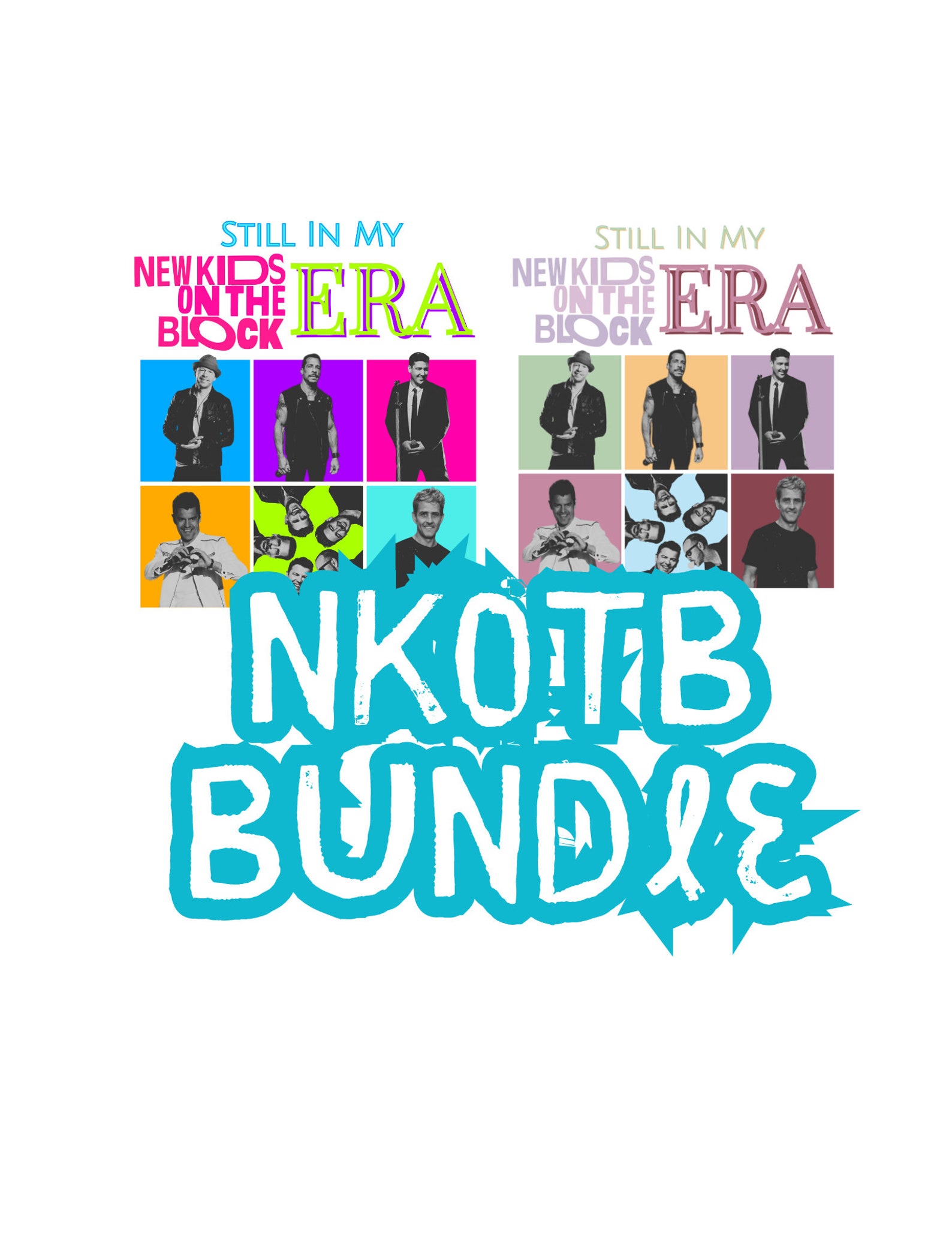 Still in My New Kids on the Block Era Bundle | Neon Colors | Eras Tours ...