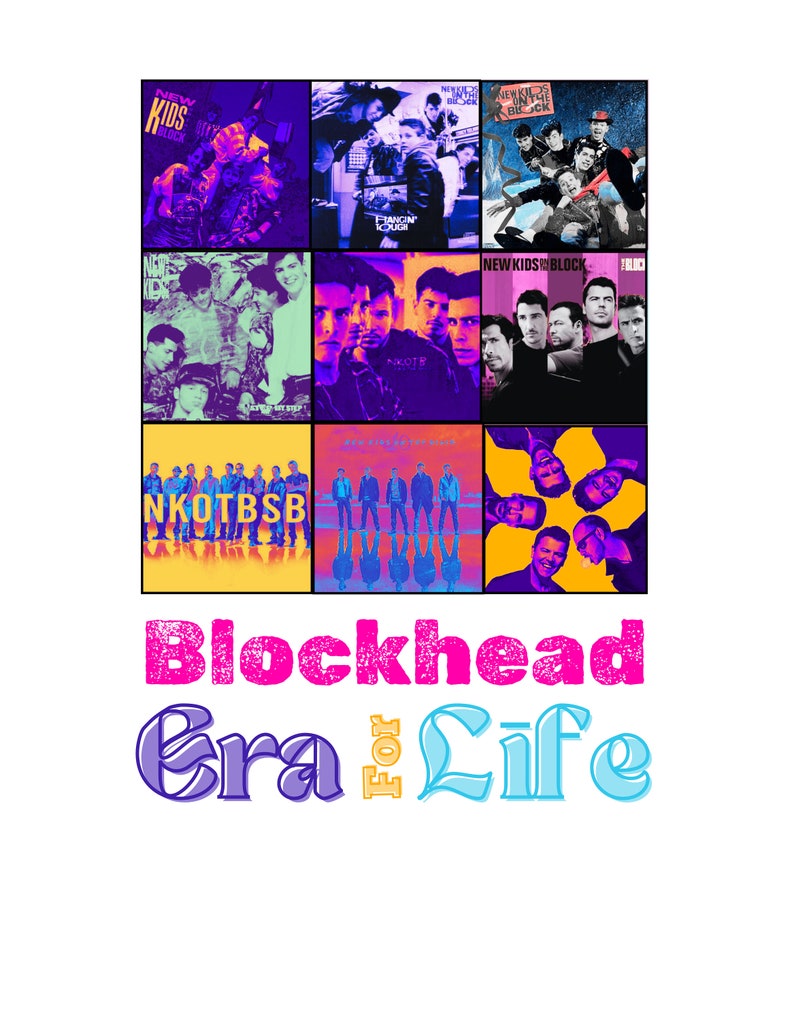 Blockhead Era for Life | Digital Download | PNG | New Kids on the Block ...