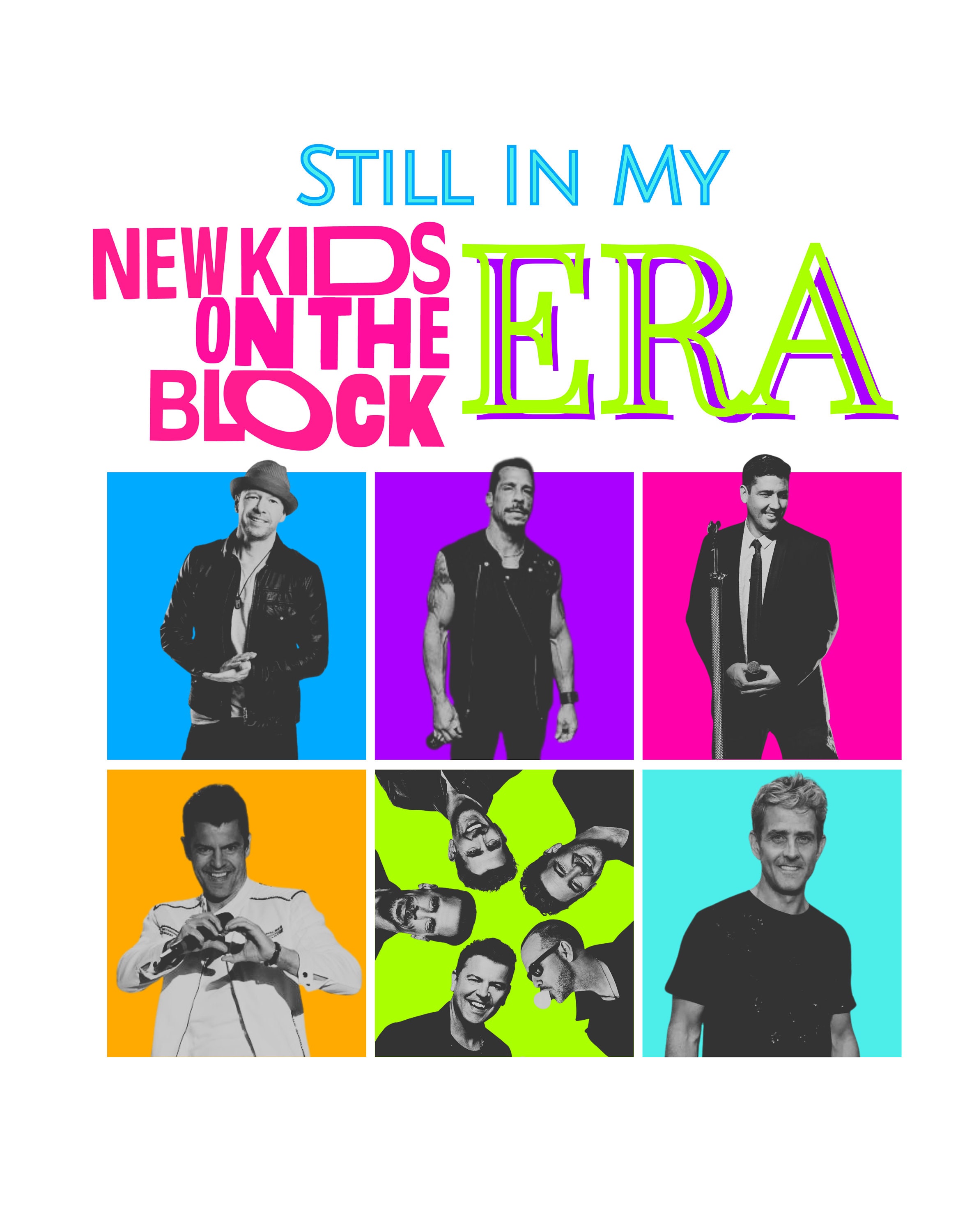 Still in My New Kids on the Block Era Bundle | Neon Colors | Eras Tours ...