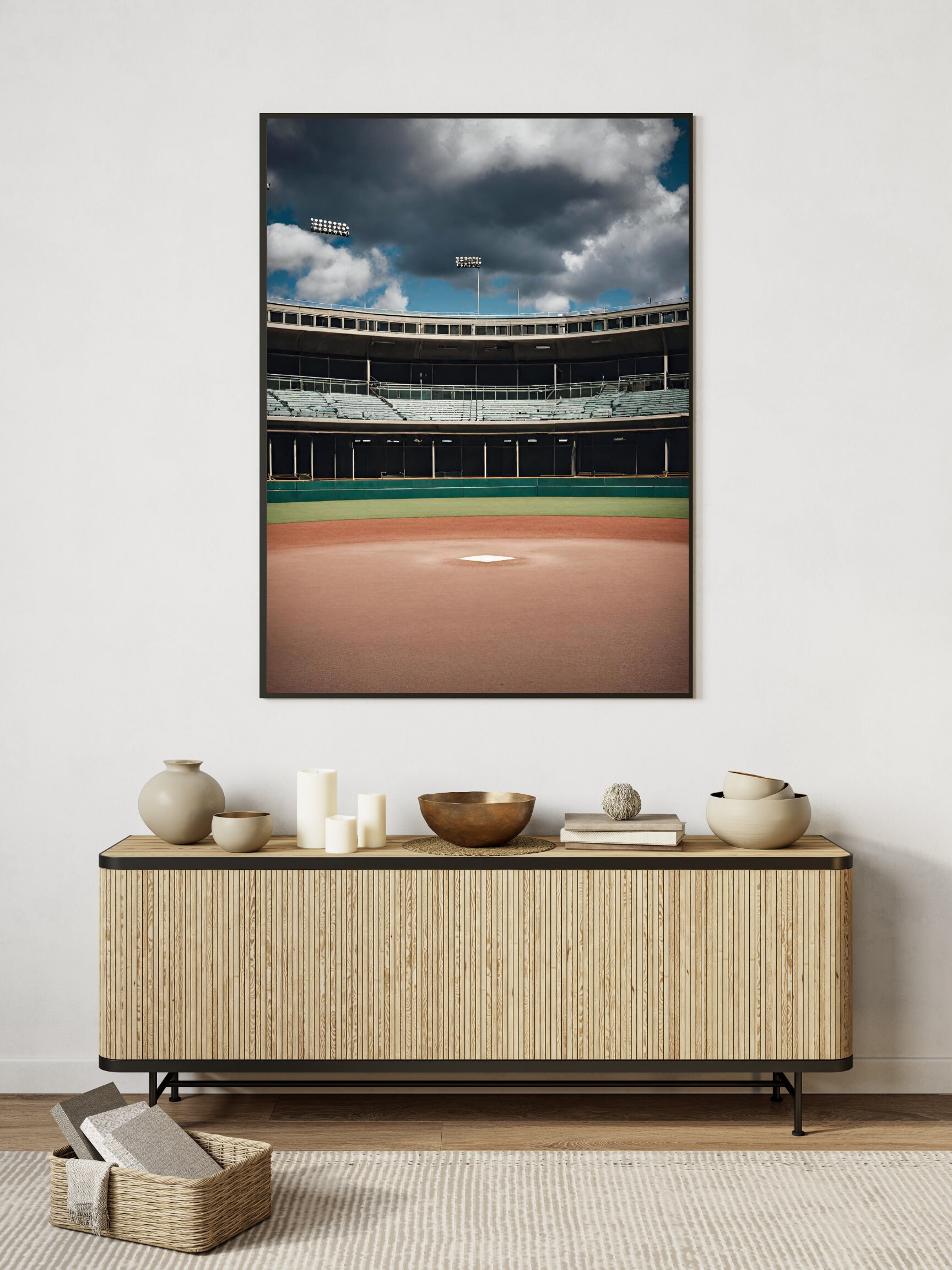 Baseball Field Wall Art Digital Download - Etsy