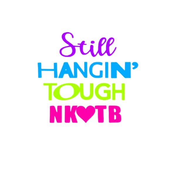 Donnie in New Kids on the Block Font Digital Download Neon Pink Donnie ...