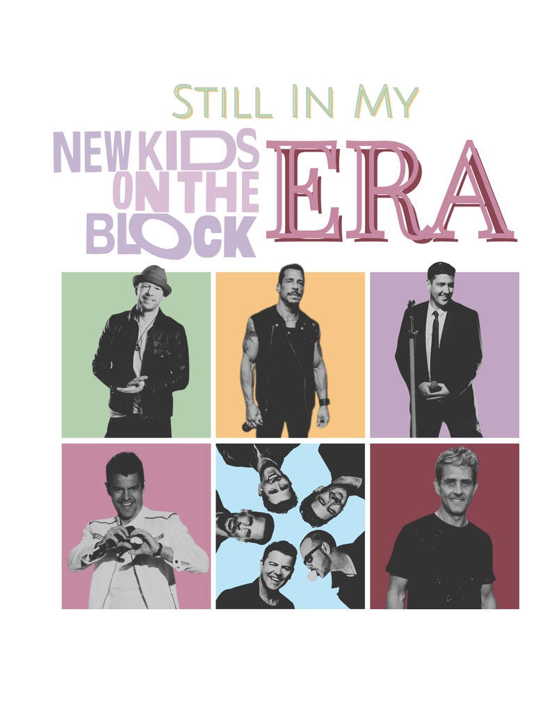 Still in My New Kids on the Block Era Bundle | Neon Colors | Eras Tours ...