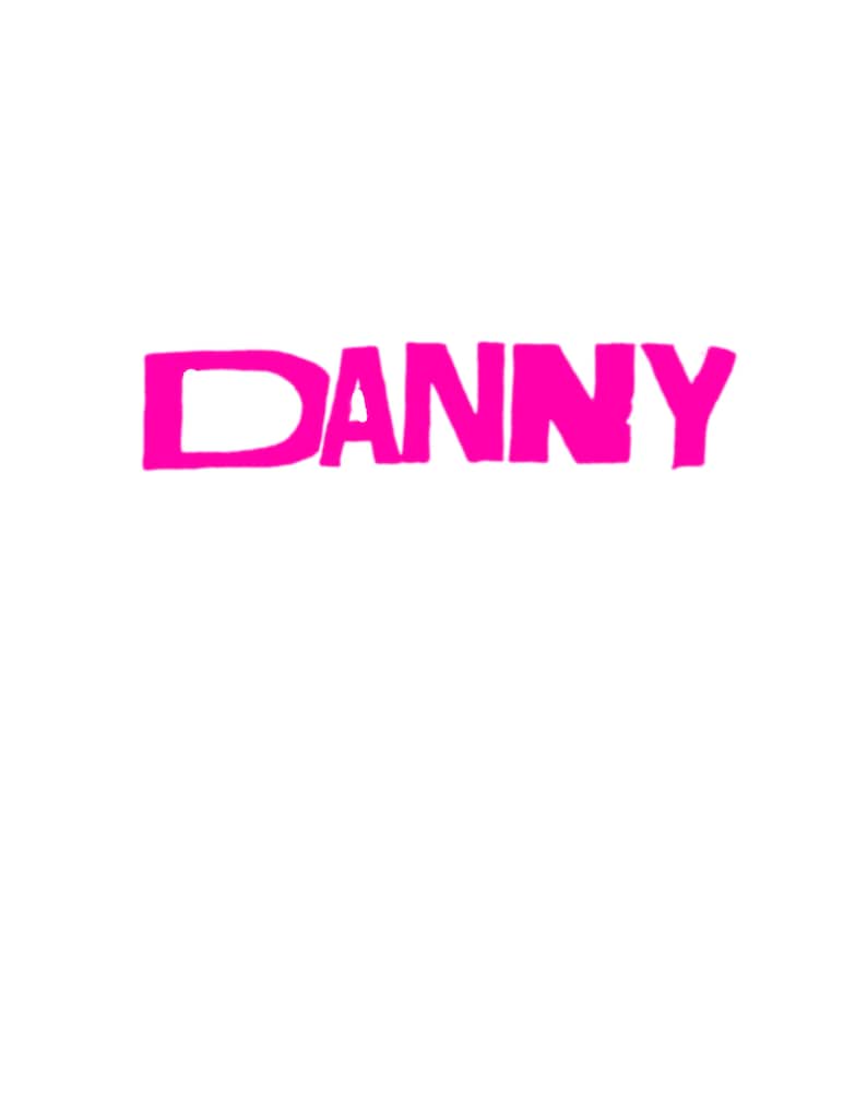 Danny in New Kids on the Block Font | Digital Download | PNG | Neon ...