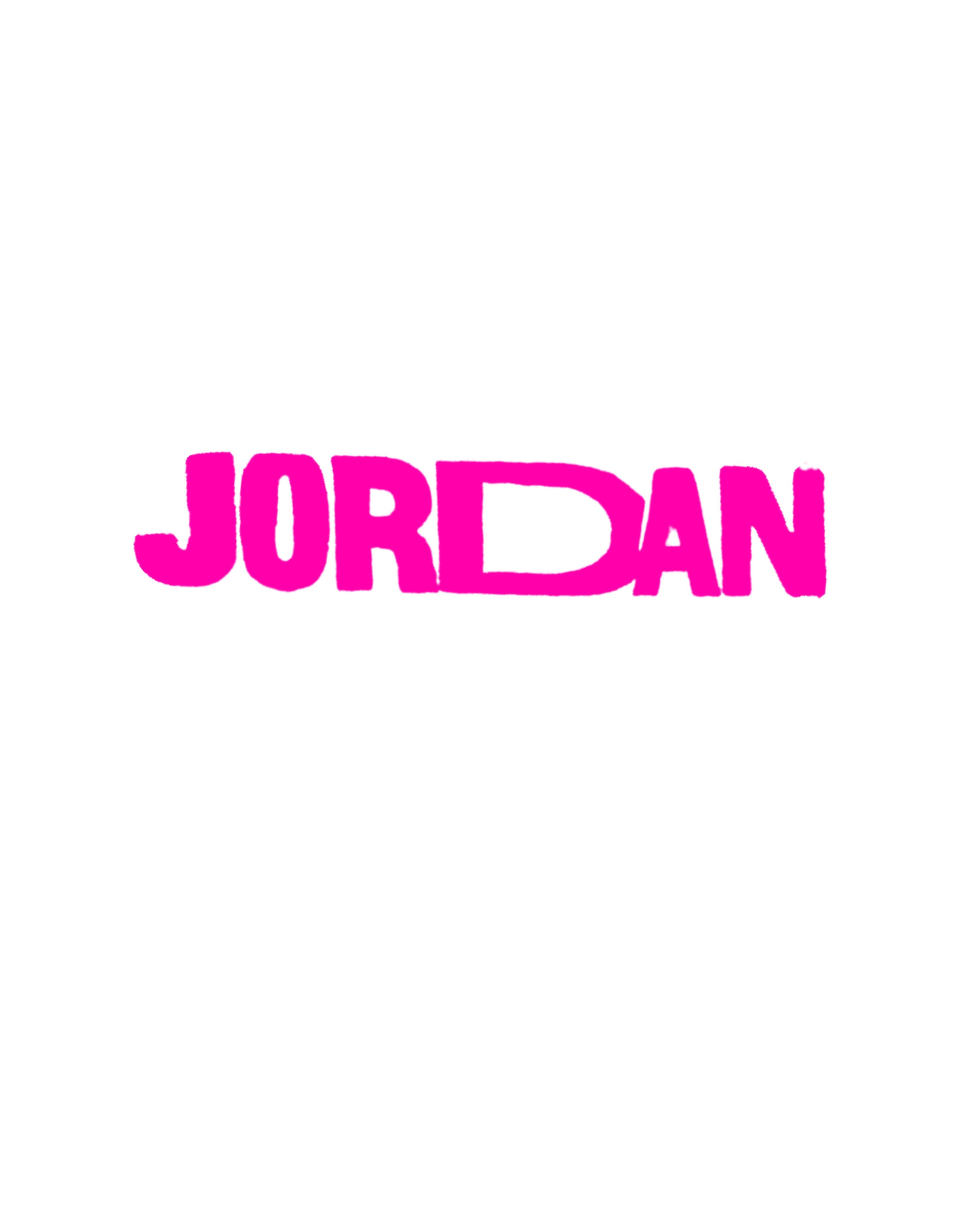 Jordan in New Kids on the Block Font | Digital Download | PNG | Neon ...