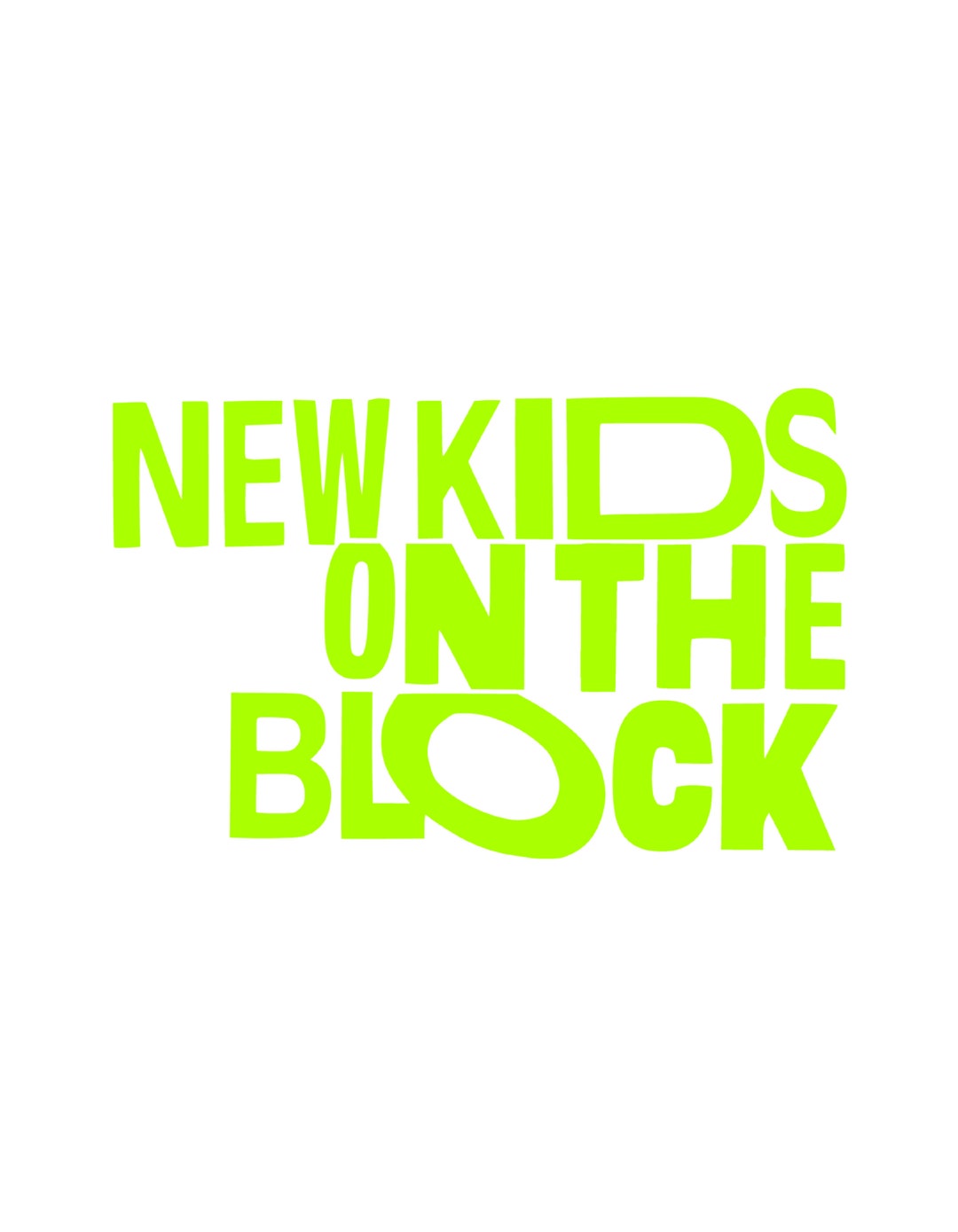 Neon Green New Kids on the Block Logo | NKOTB | Digital Download | PNG ...
