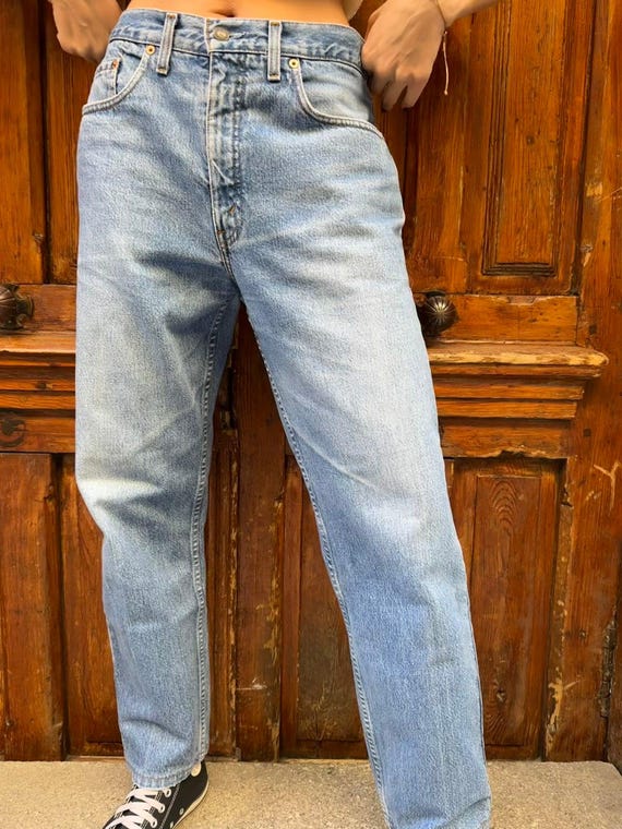 Vintage Levi's 615 Jeans 34x36 Mid 90s Blue Denim Orange Tab Vintage Levi's 615 Jeans 34x36 Mid 90s Blue Denim Orange Tab