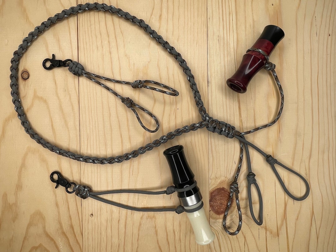 Duck Call Lanyard: Paracord Hunting Lanyard With 4 Drops - Etsy