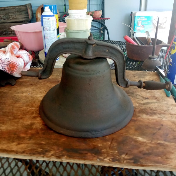 Antique Cast Iron Bells - Etsy