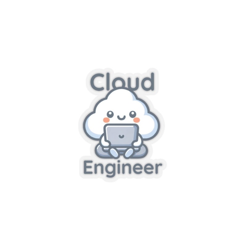 Cloud Engineer Vinyl Sticker: Programmer Gift, Laptop Decal - Etsy