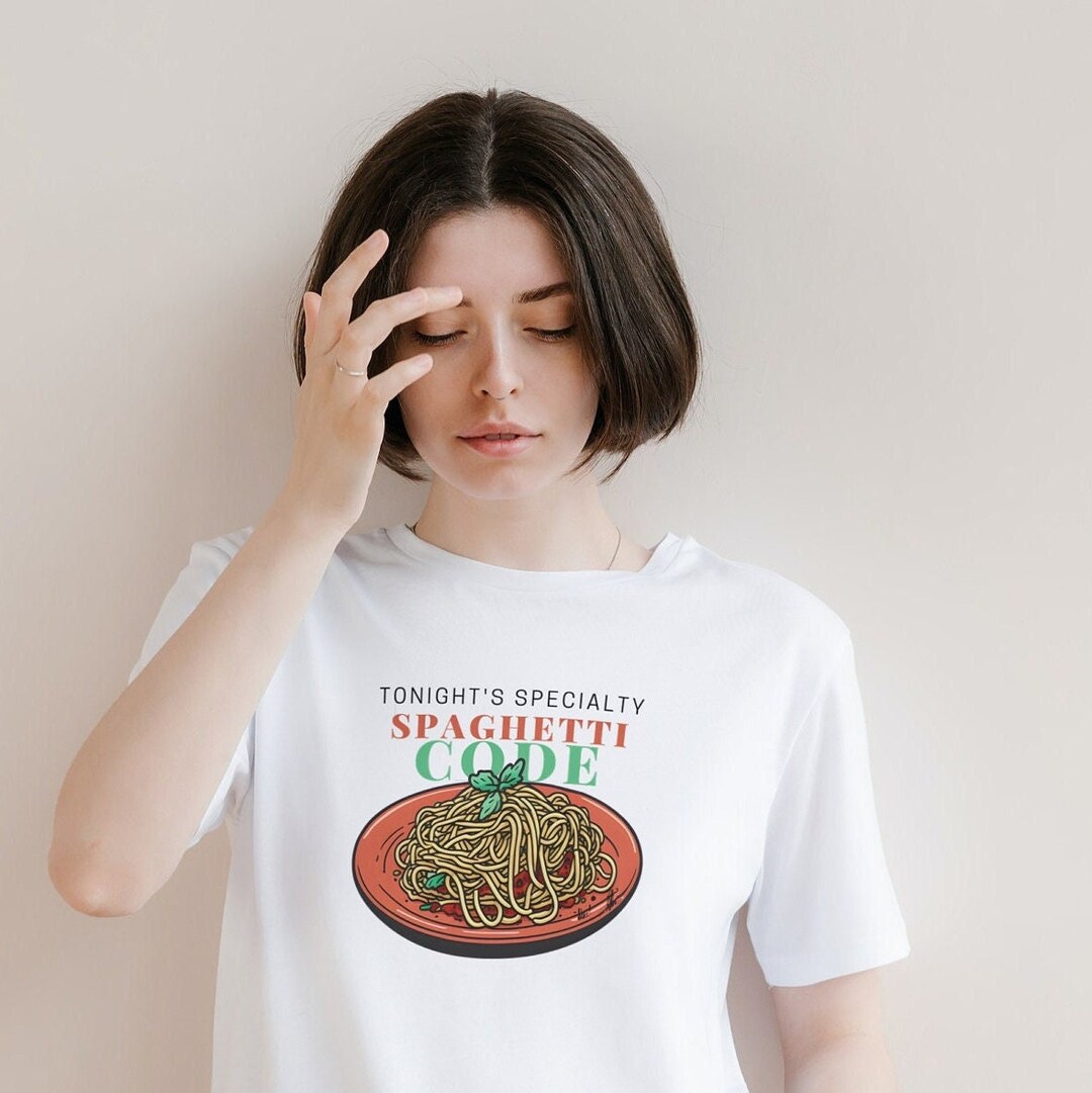 Spaghetti Code Unisex Softstyle T-shirt, Programming Shirt, Javascript ...