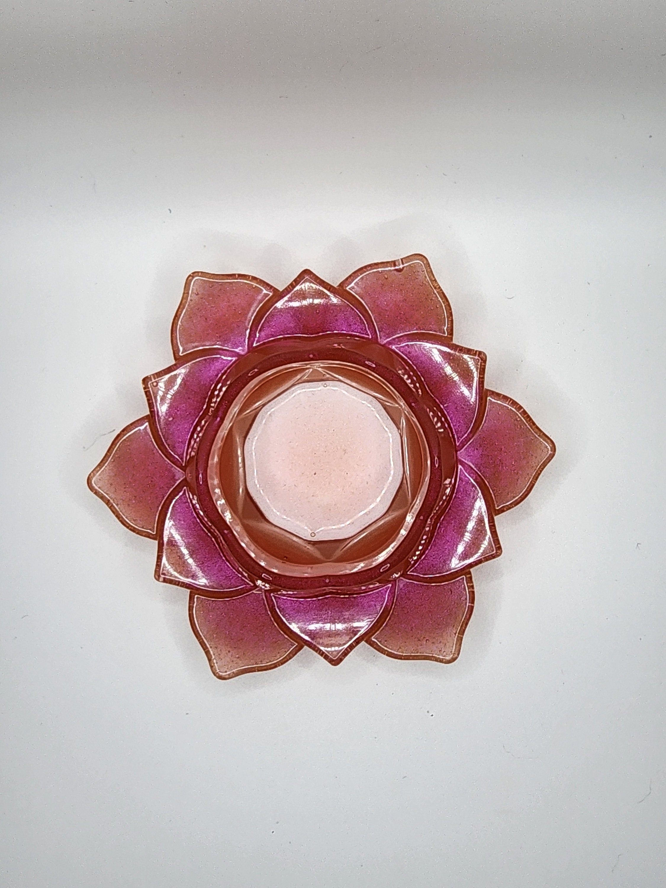 Resin Lotus Flower Tealight Holders - Etsy