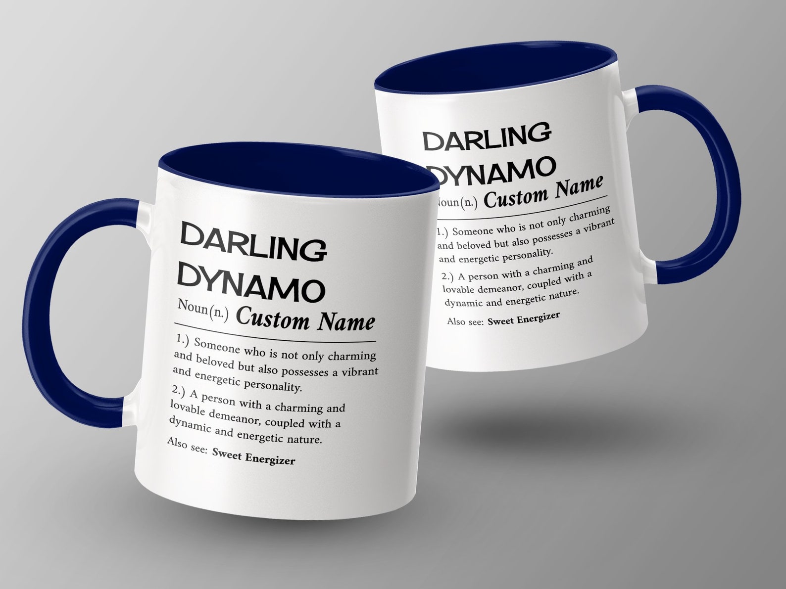 Personalized Darling Dynamo Mug: Custom Name Coffee Cup - Etsy