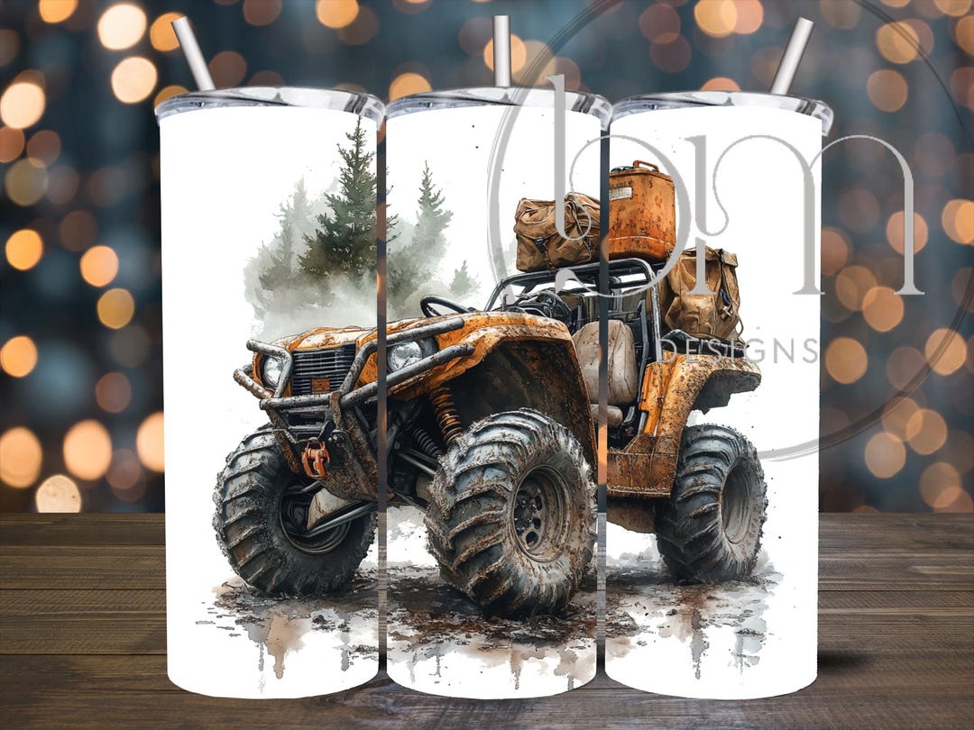 4-wheeler Tumbler Sublimation Design: off Road Wrap (digital Download ...