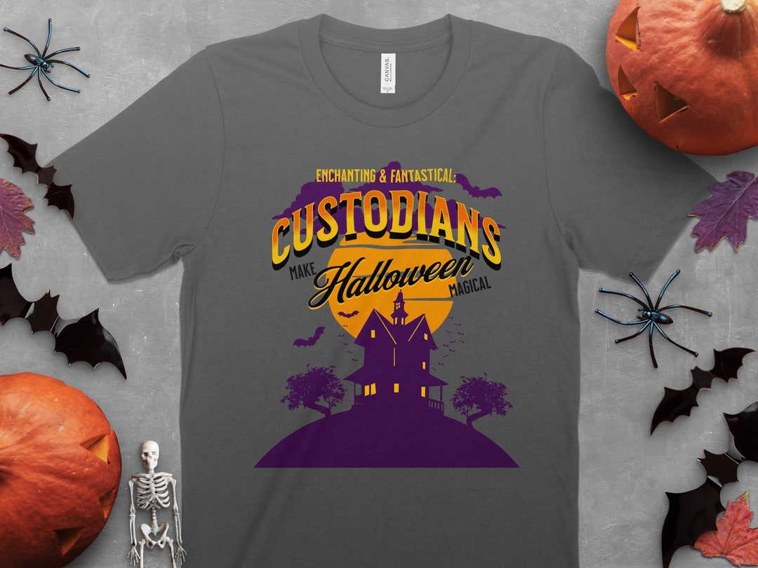 Custodians Make Halloween Magical T-shirt, Custodian Shirts, Custodian ...
