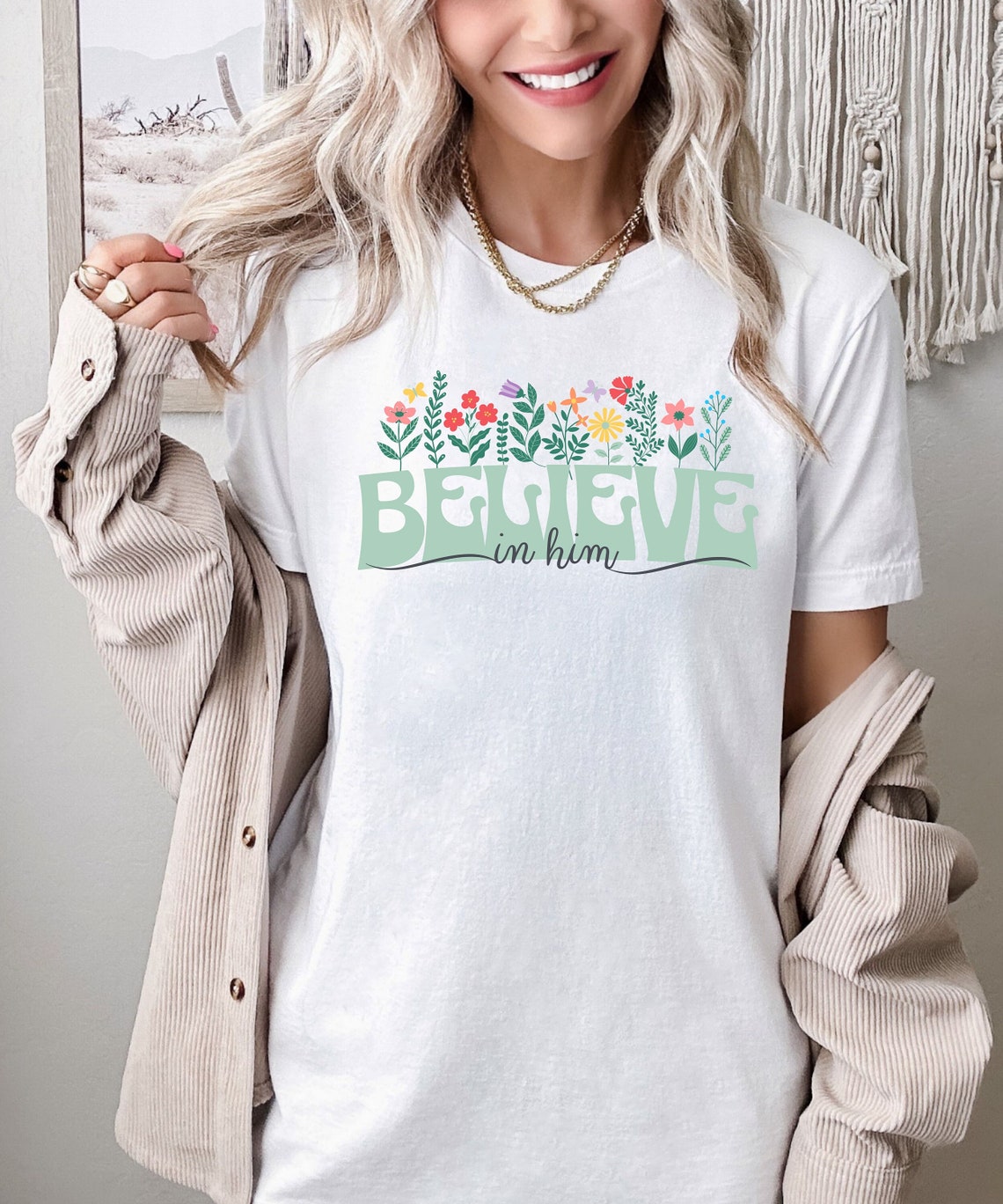 Believe in Him Shirt, He Believed Shirt, I Believe in Christ Shirt ...