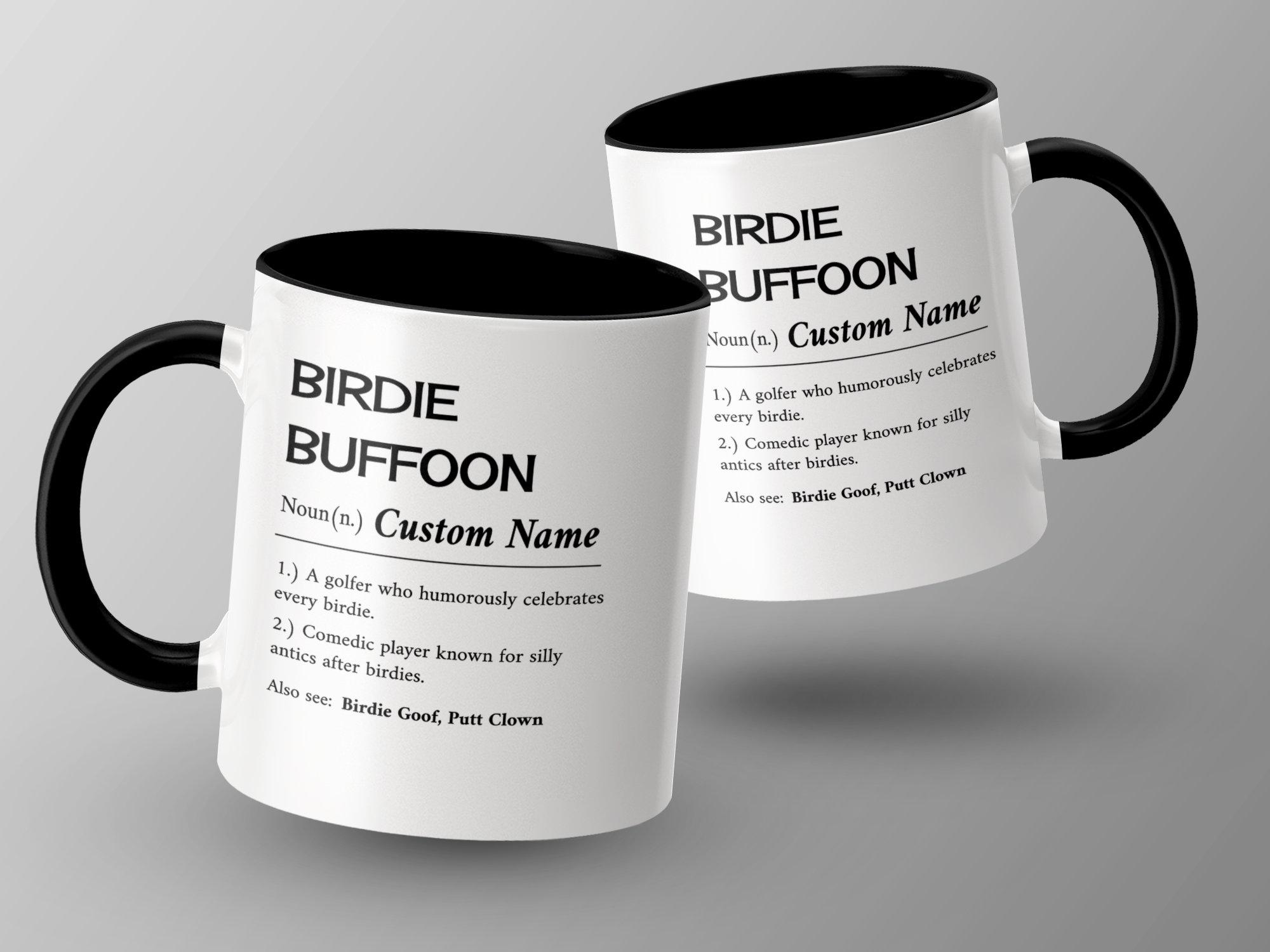 Birdie Buffoon Mug: Funny Golf Gift, Custom Name - Etsy