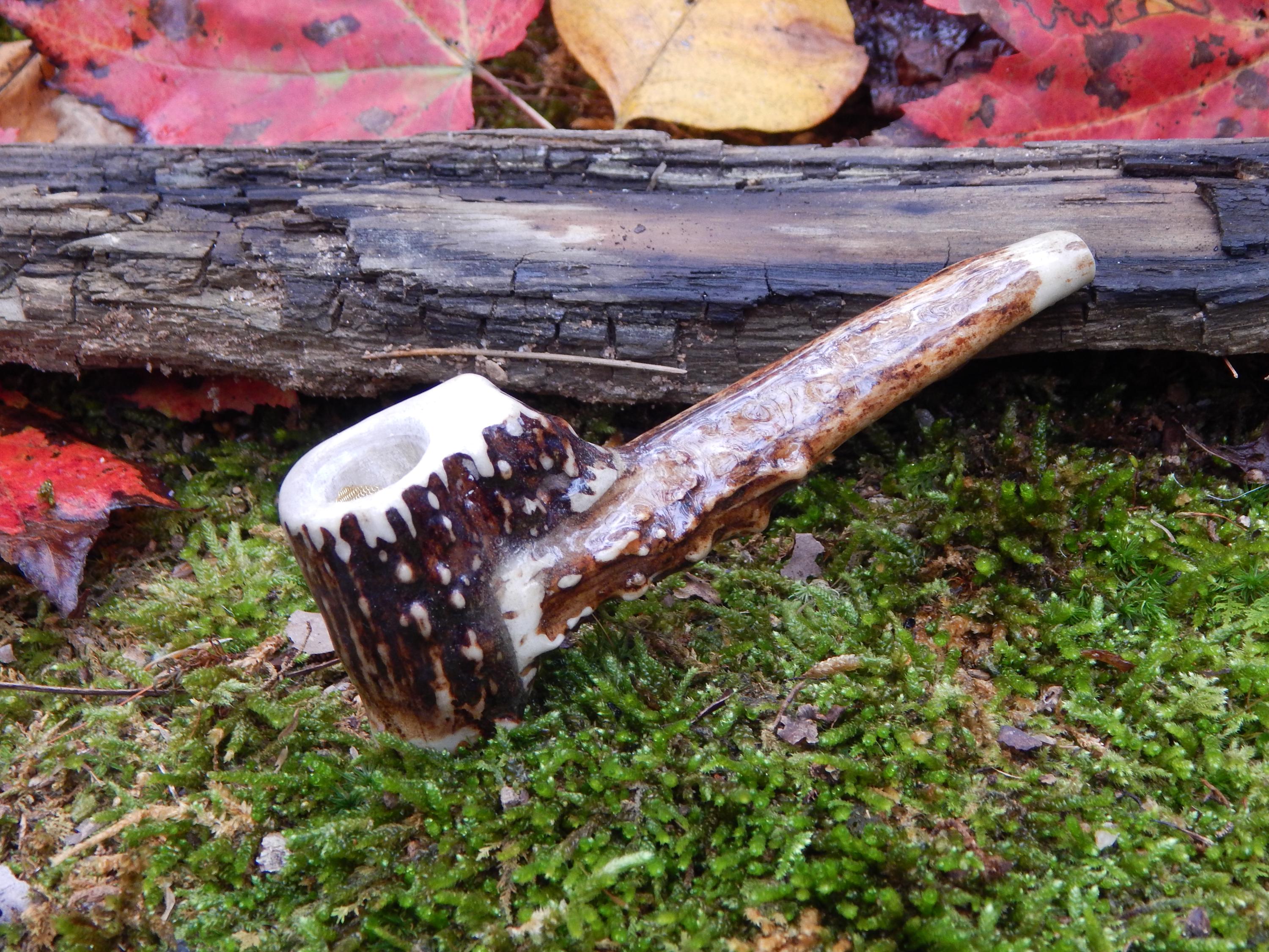 Antler Pipe Hand Made - Etsy