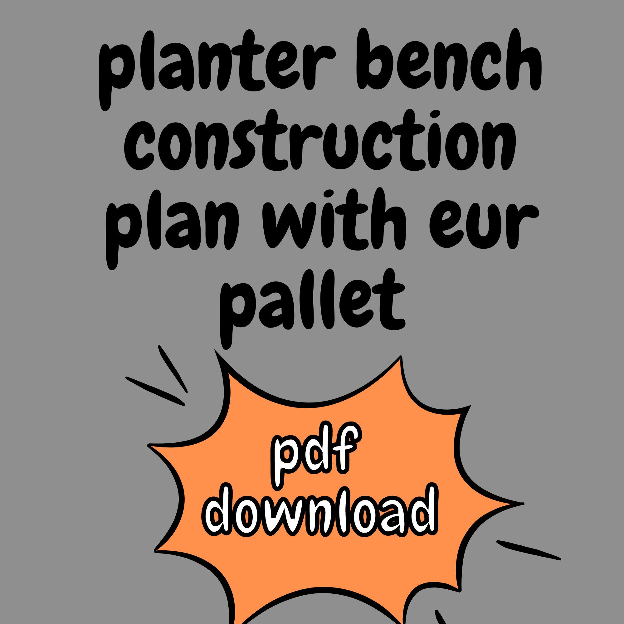Wooden Planter Bench Woodworking Pallet Plans Pdf Download - Etsy
