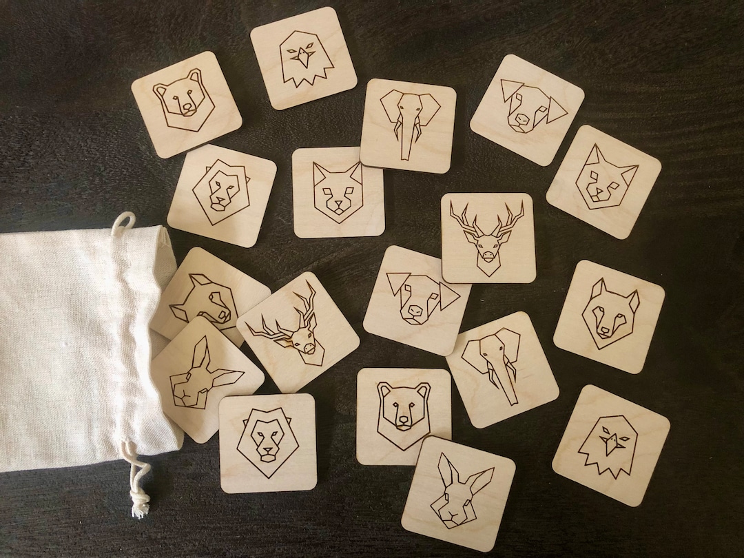 Wooden Tile Matching Game | Kids Matching Game | Kids Travel Game ...