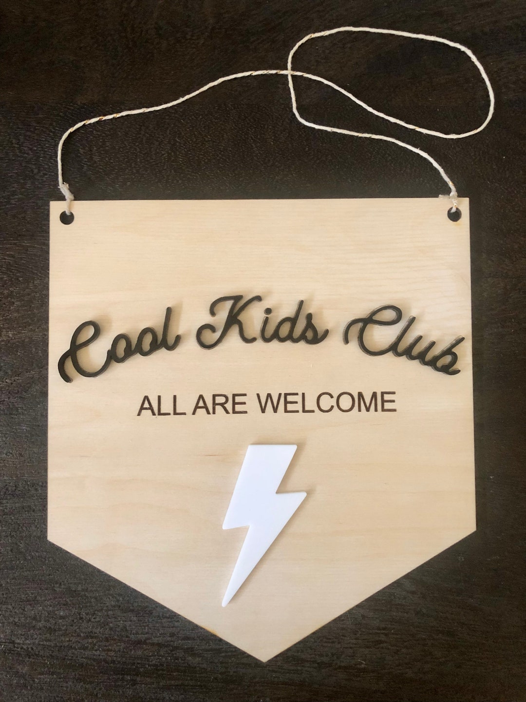 Cool Kids Club Wooden Sign | Kids Door Sign | Sign for Kids Room - Etsy