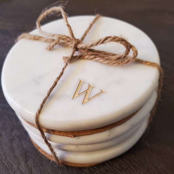 Letter Coaster - Etsy