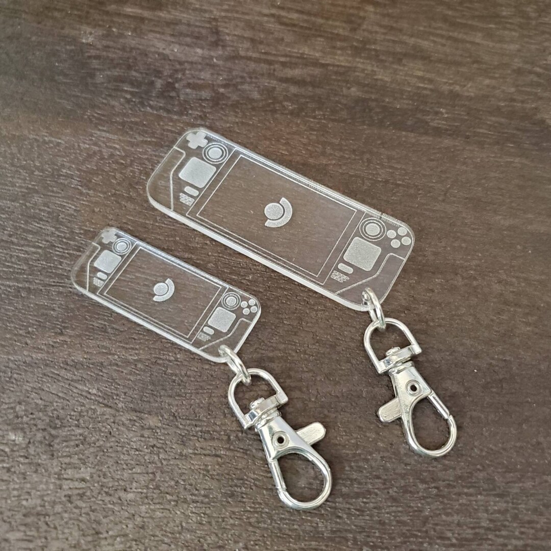 SVG Steam Deck Keychain laser File - Etsy