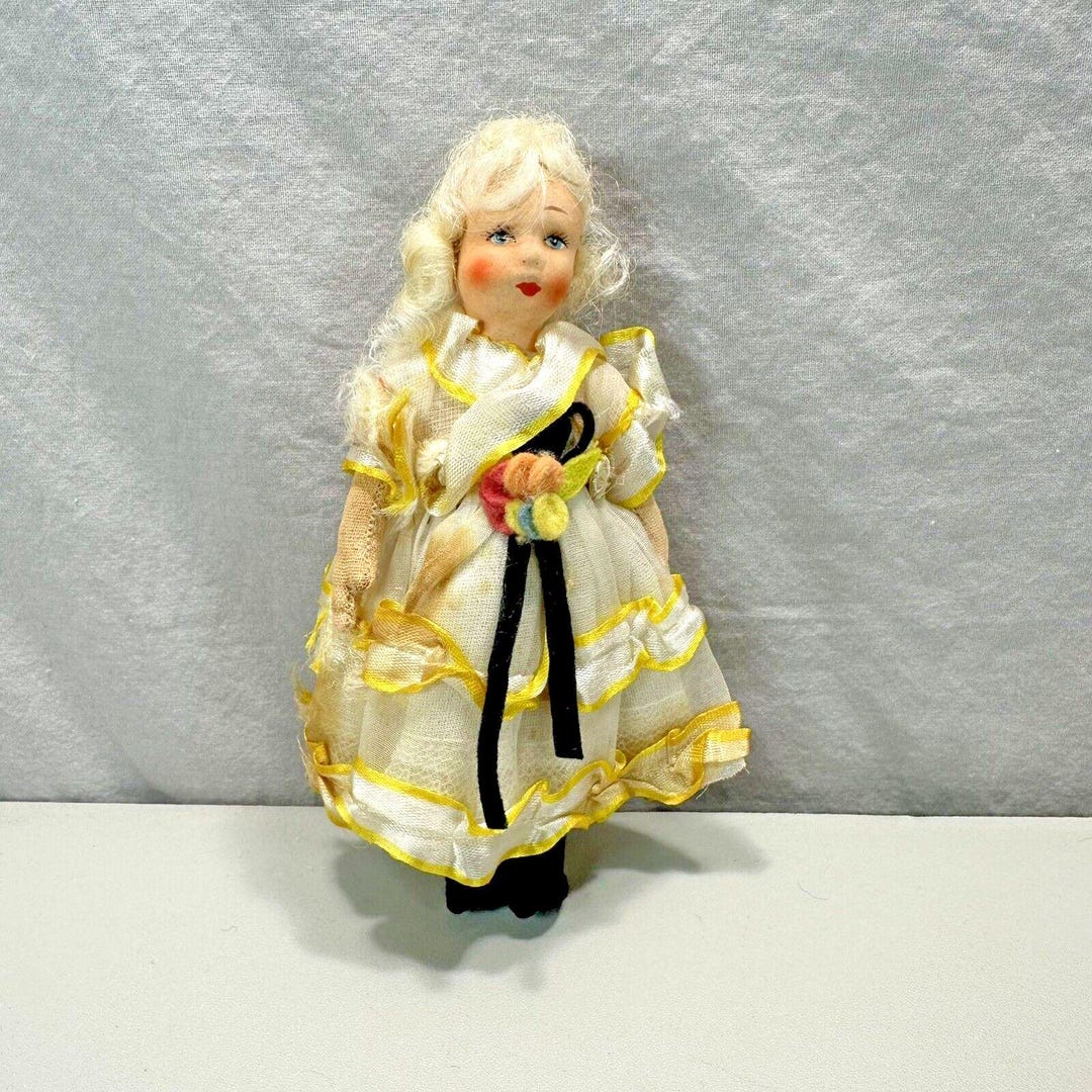 11 Small Vintage Dolls International Storybook Miss Curity Grandma ...