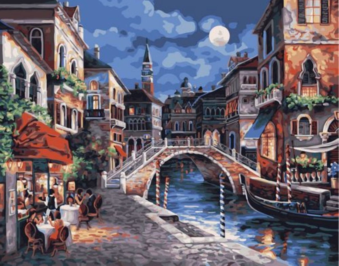 Paint by Numbers Kit Venice Italy, Amazing Wall Arts Gifts for Him ...