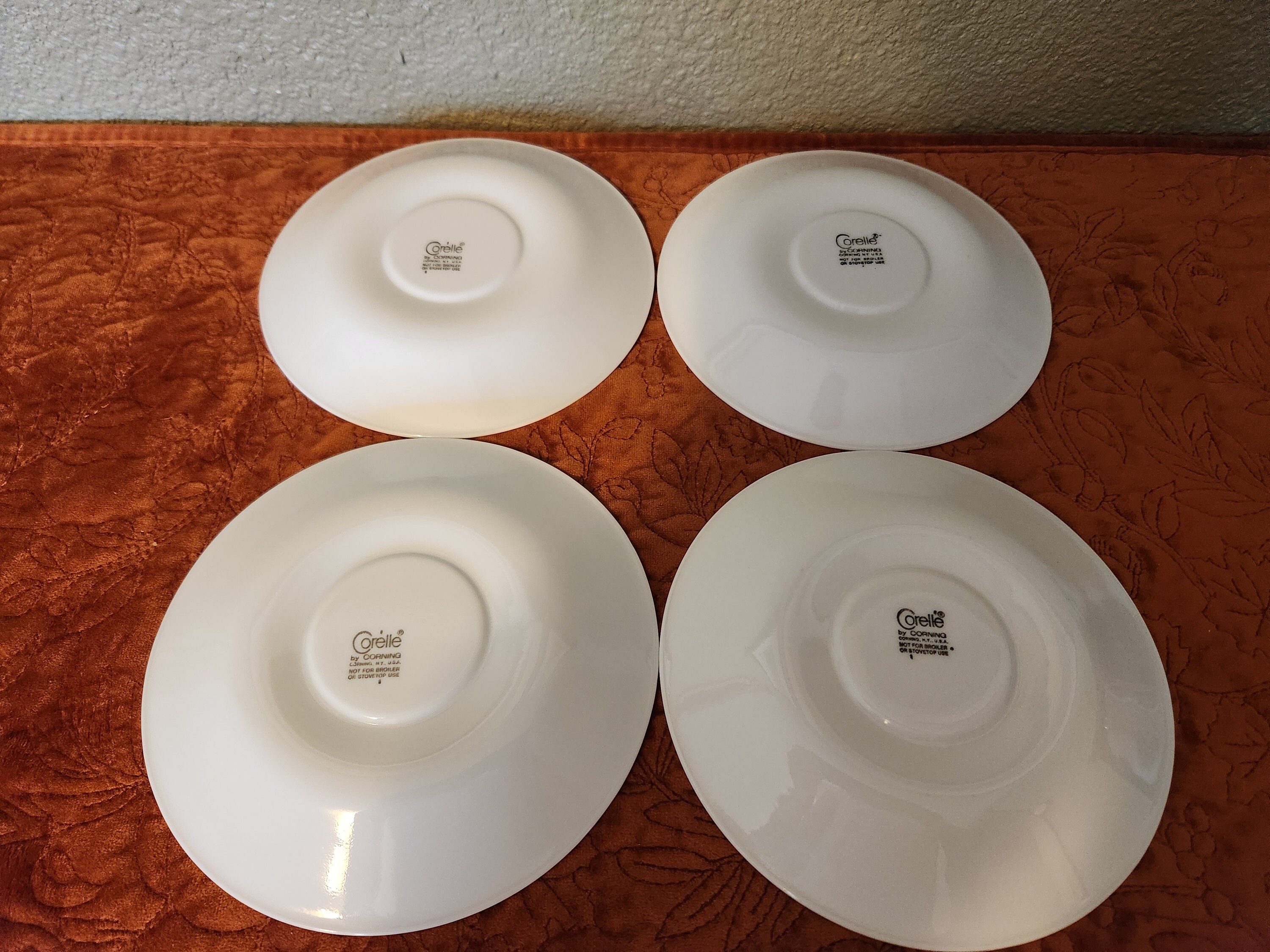 Vintage-corning Corelle"lazy Daisy""crazy Daisy" Dazy 4 Cups and 4 ...