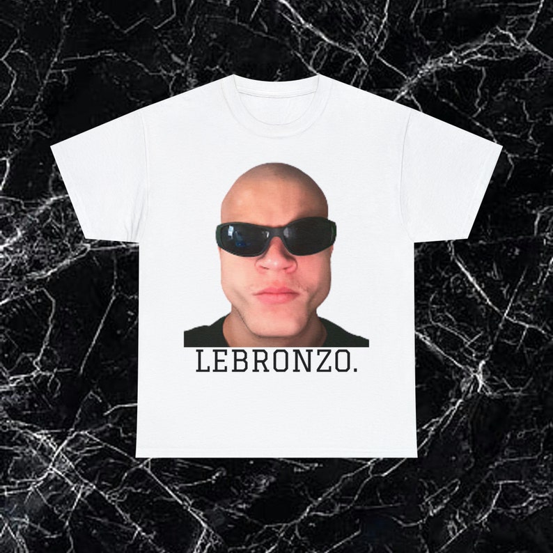 Jynxzi Meme Shirt Lebronzo, Unisex Heavy Cotton Tee, T-shirt With ...