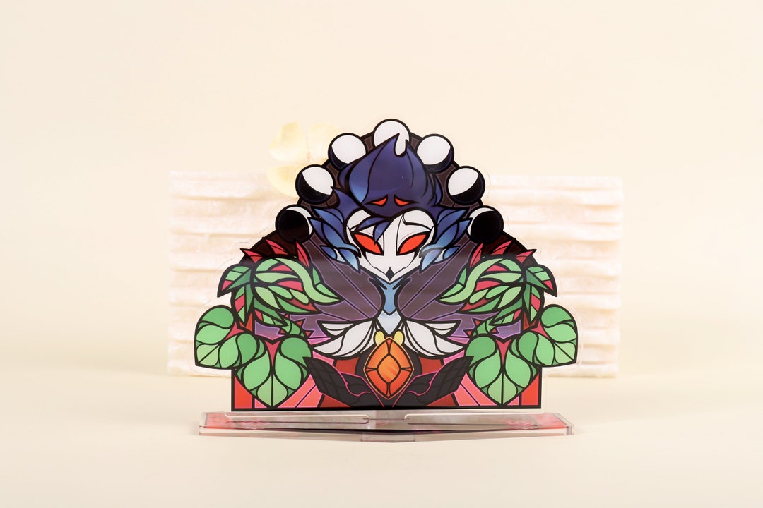 Acrylic Standee Helluva Boss full Moon Stained Glass Stolas Standee - Etsy